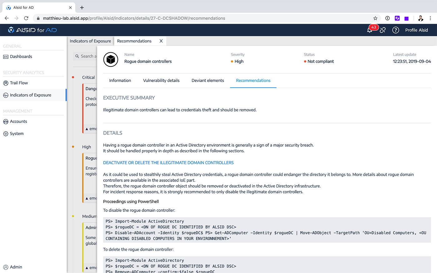 Обзор возможностей Tenable.ad